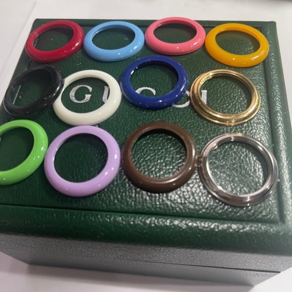 Gucci | Accessories | Authentic Gucci Vintage Interchangeable Bezels ...